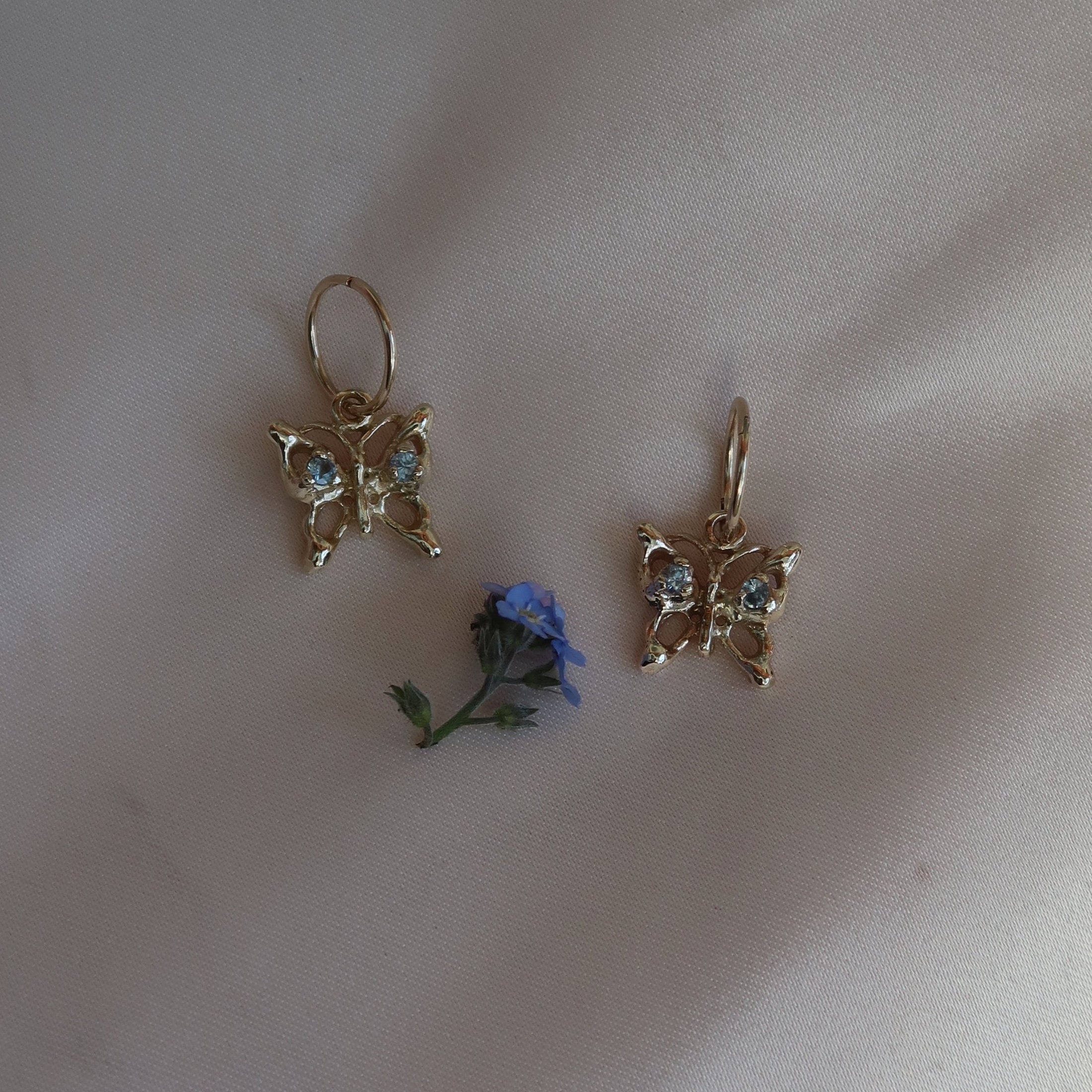 Butterfly Hoops – SGS Jewellery