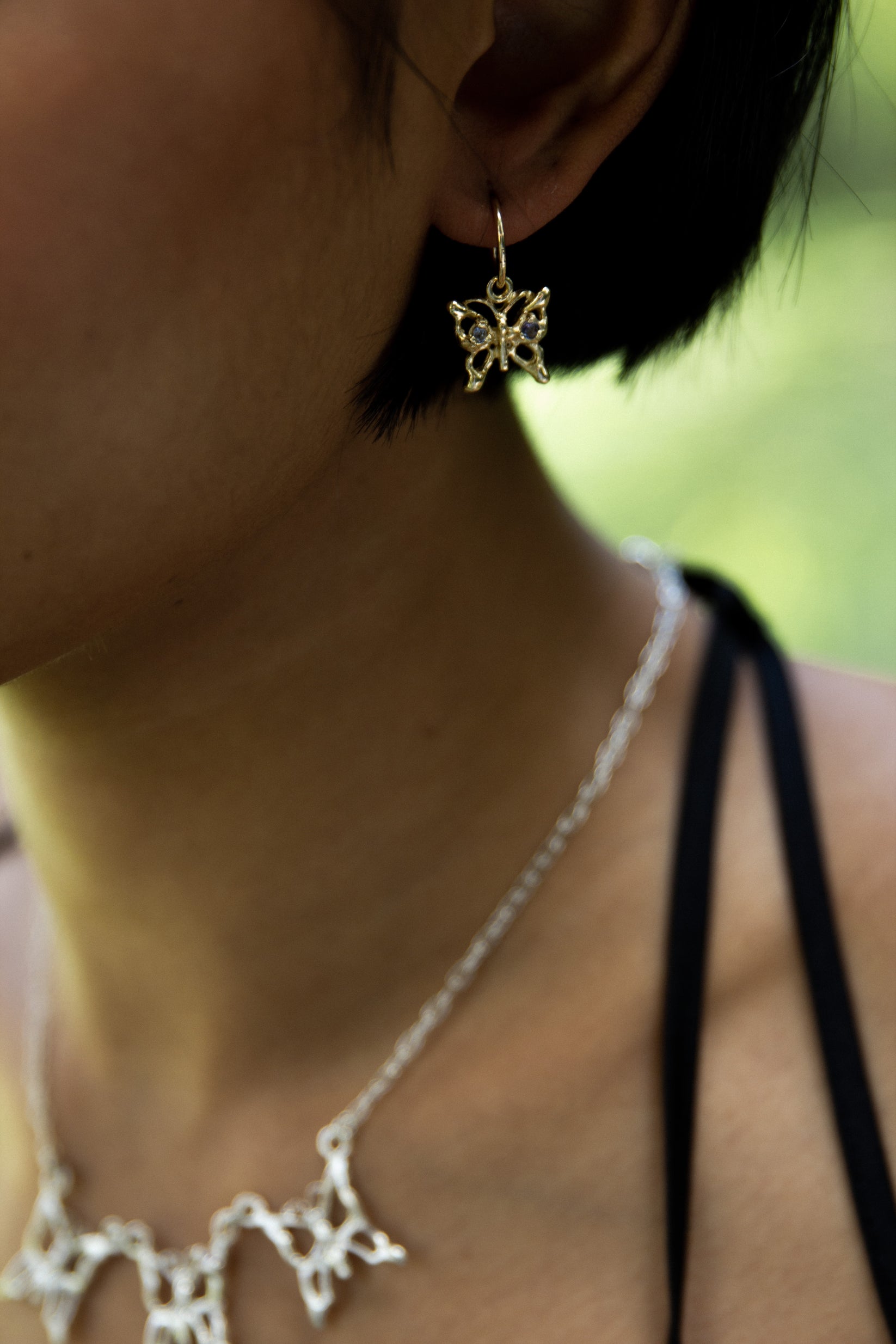 Butterfly Hoops – SGS Jewellery